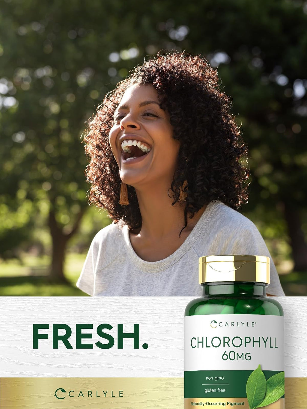 Herbal chlorophyll for overall vitality