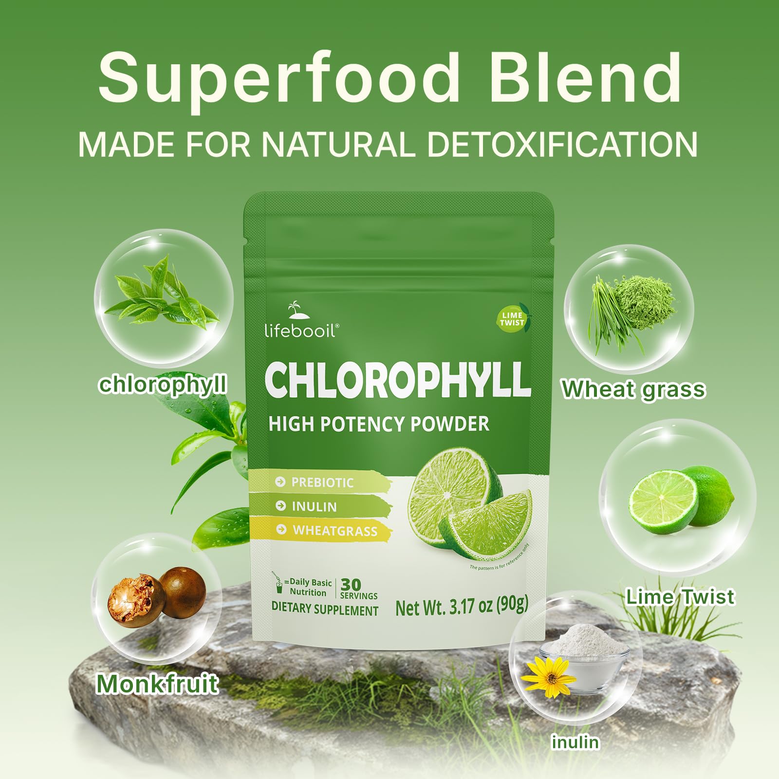 herbal chlorophyll powder for digestion