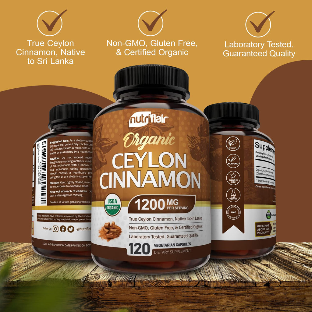 Herbal cinnamon capsules for digestion