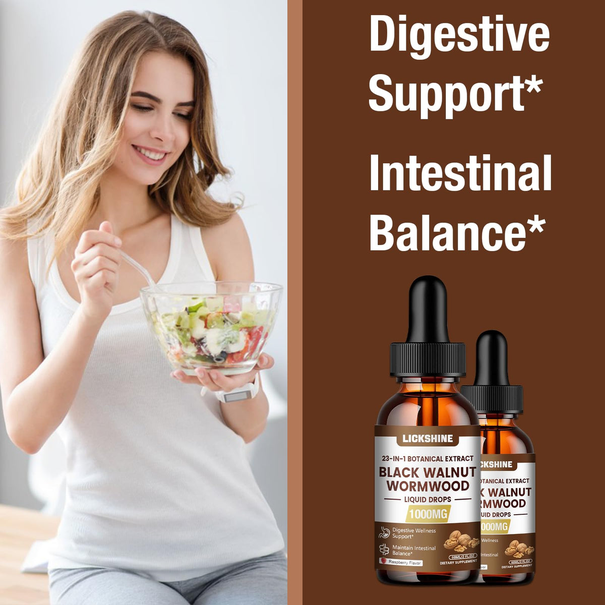 Herbal cleanse with clove and walnut