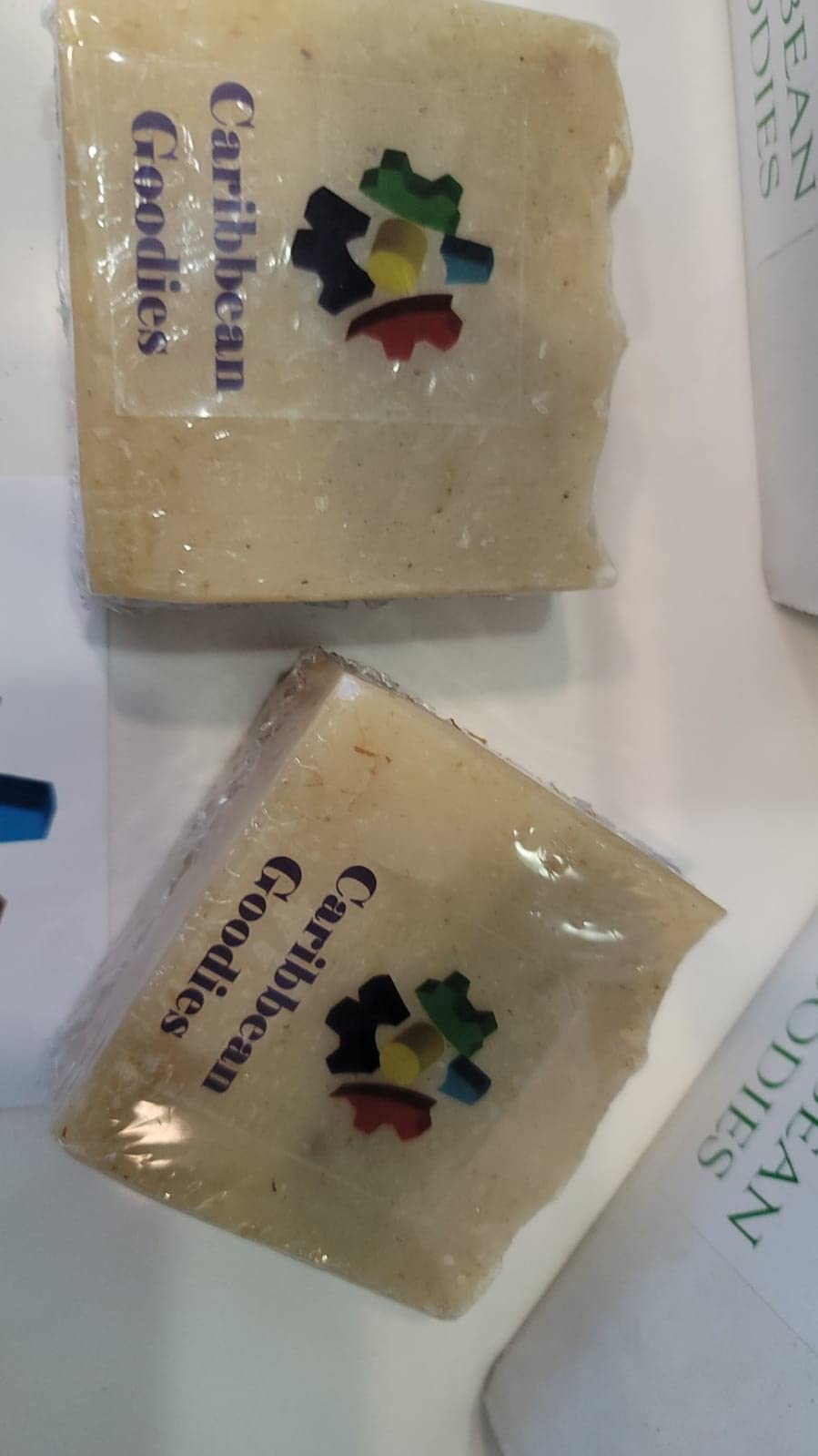 Herbal cleansing bar with turmeric