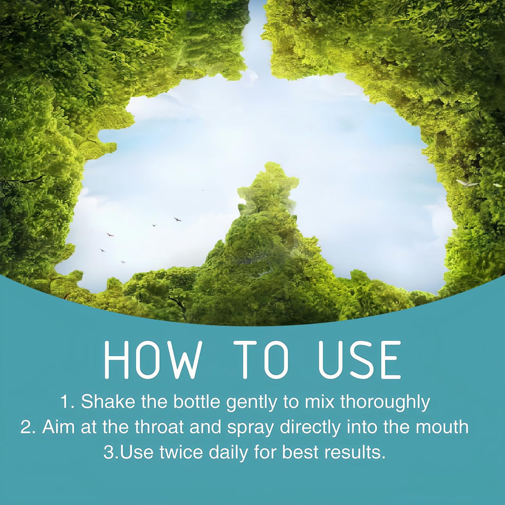 herbal cleansing spray for a clean mouth