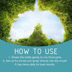 herbal cleansing spray for a clean mouth