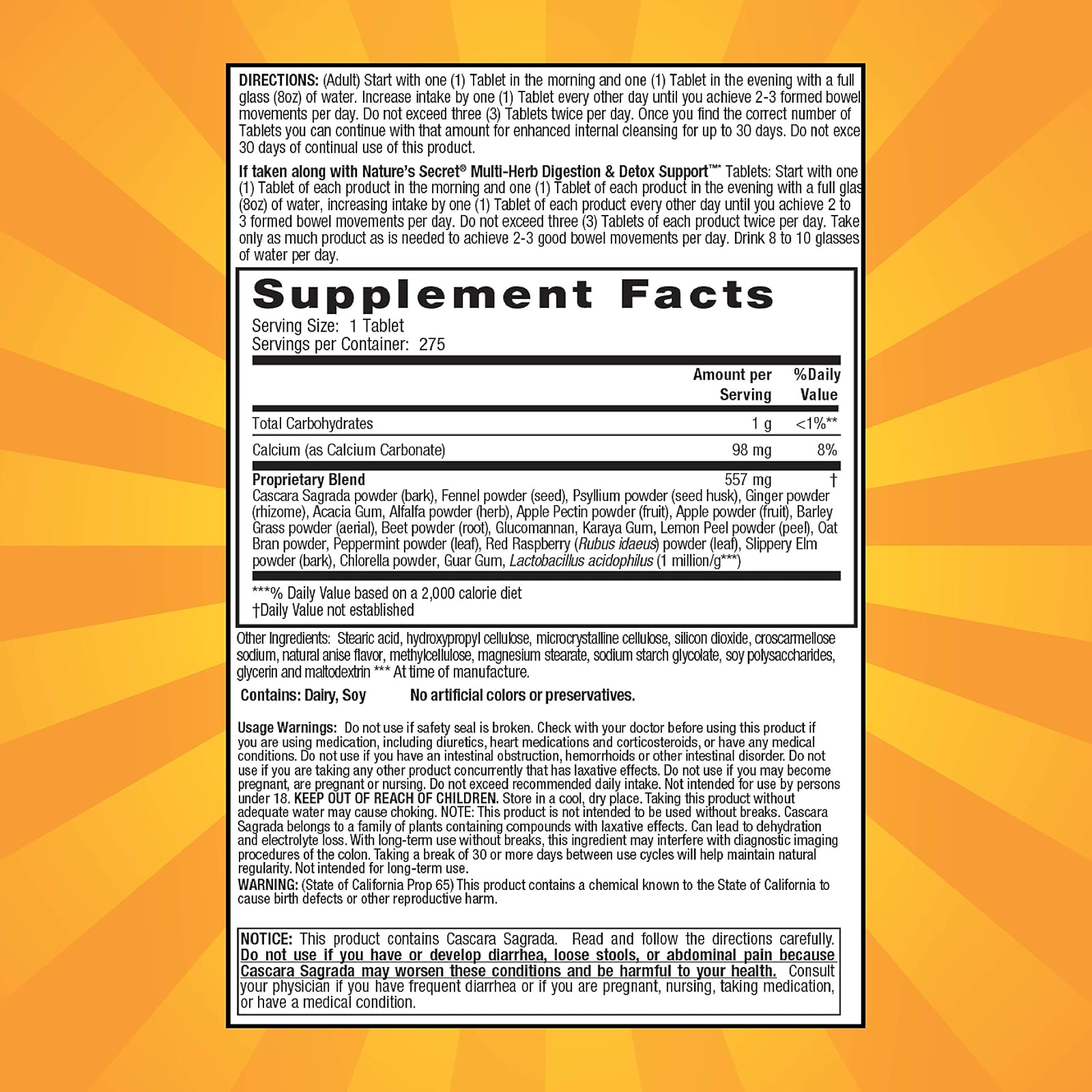 herbal colon cleanse tablets for detox