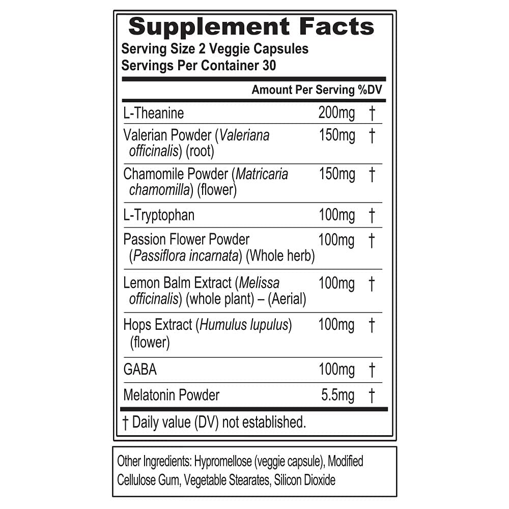Herbal complex for restful sleep