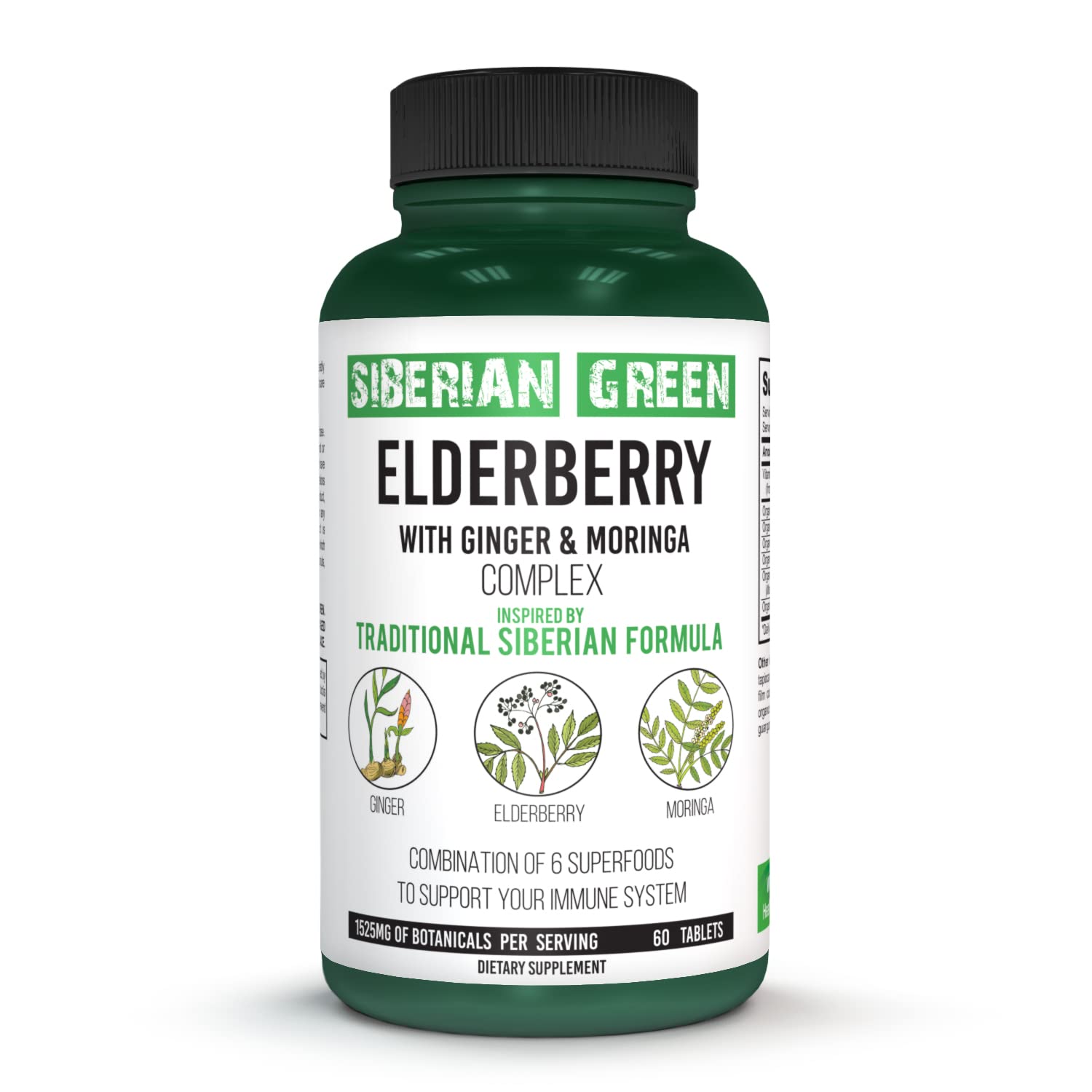 herbal complex with ginger and moringa