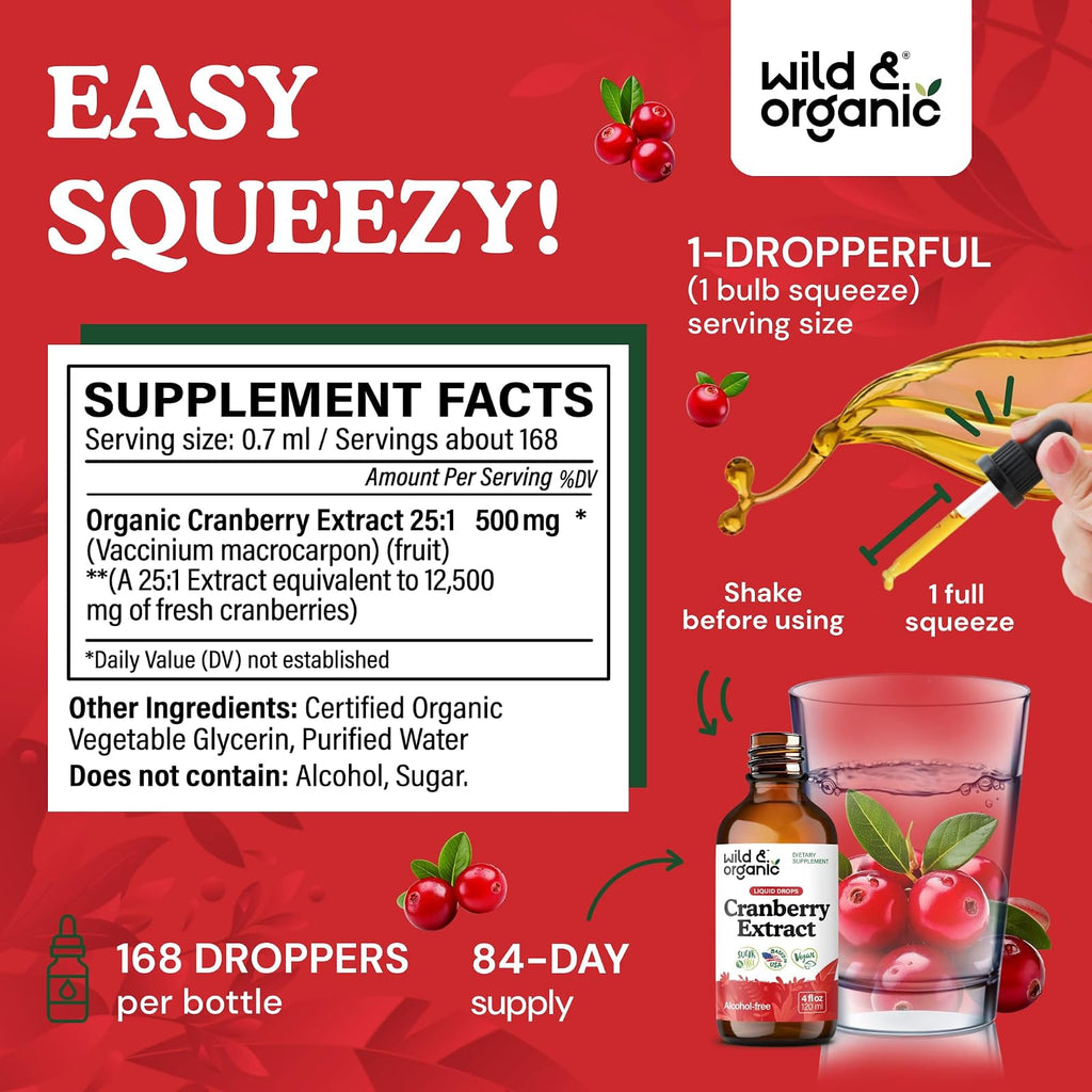 herbal cranberry drops for health