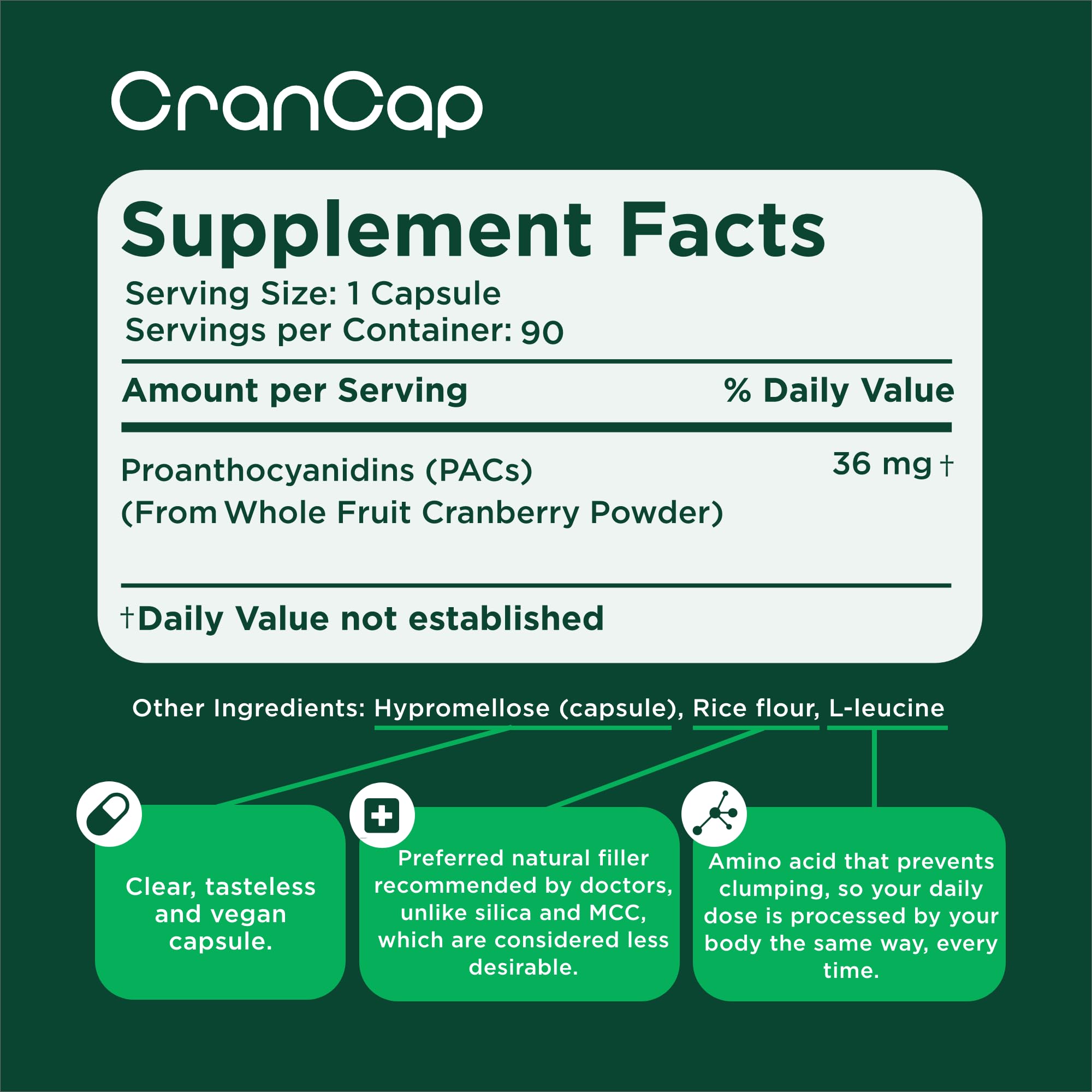 Herbal cranberry extract for vitality