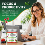 Herbal cranberry gummies for immune support