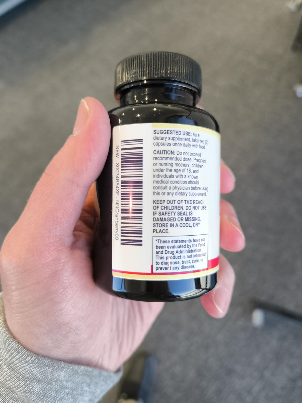 herbal cranberry supplement for vitality