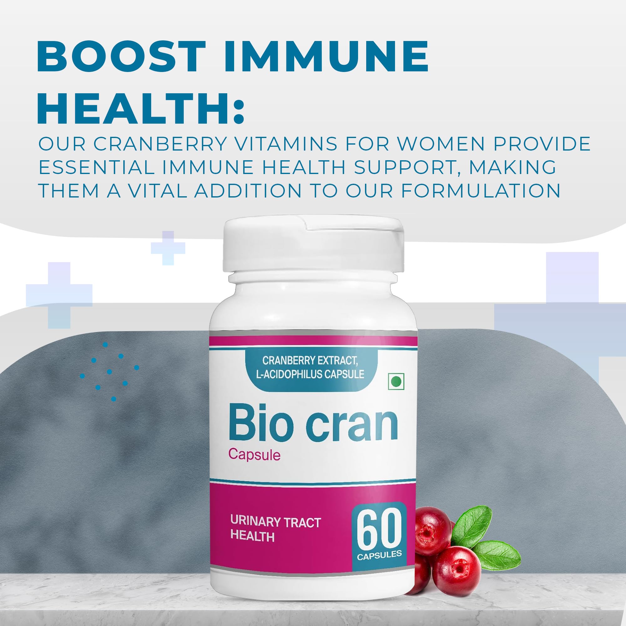Herbal cranberry supplement for vitality