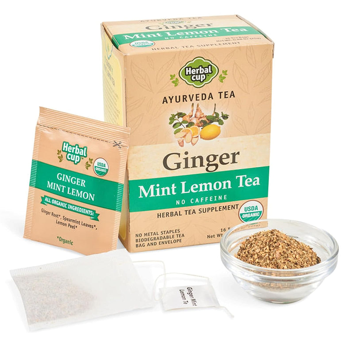 Herbal Cup ginger tea bags