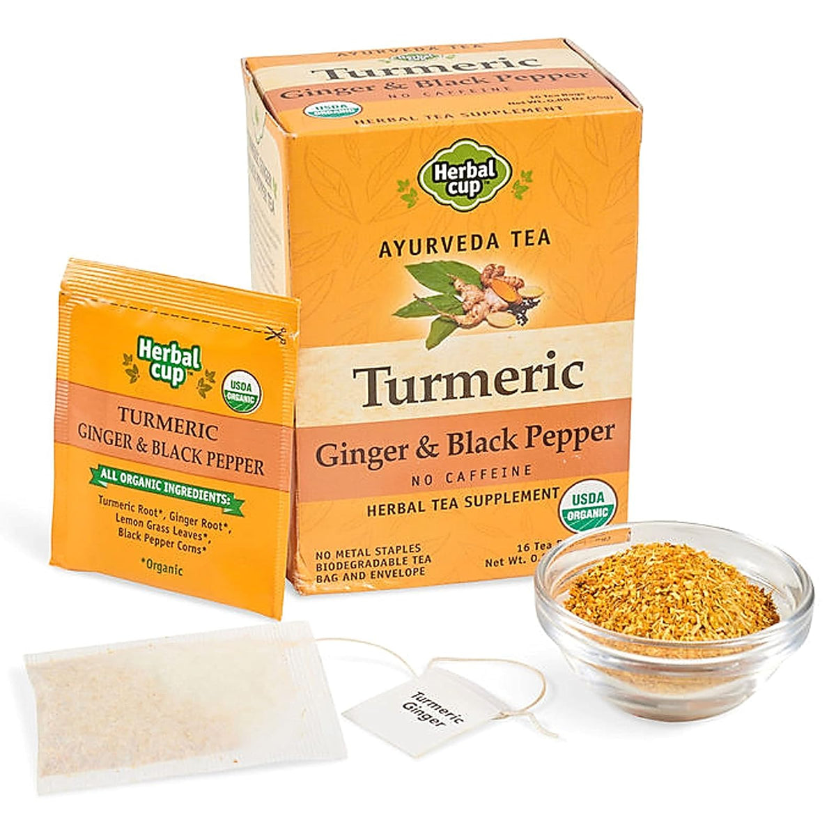 Herbal Cup turmeric tea bags