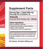 Herbal curcumin caplets for wellness