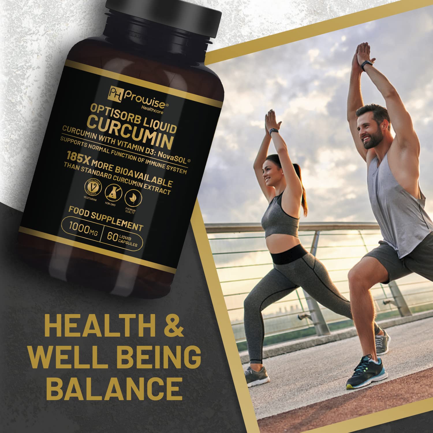 herbal curcumin capsules for vitality