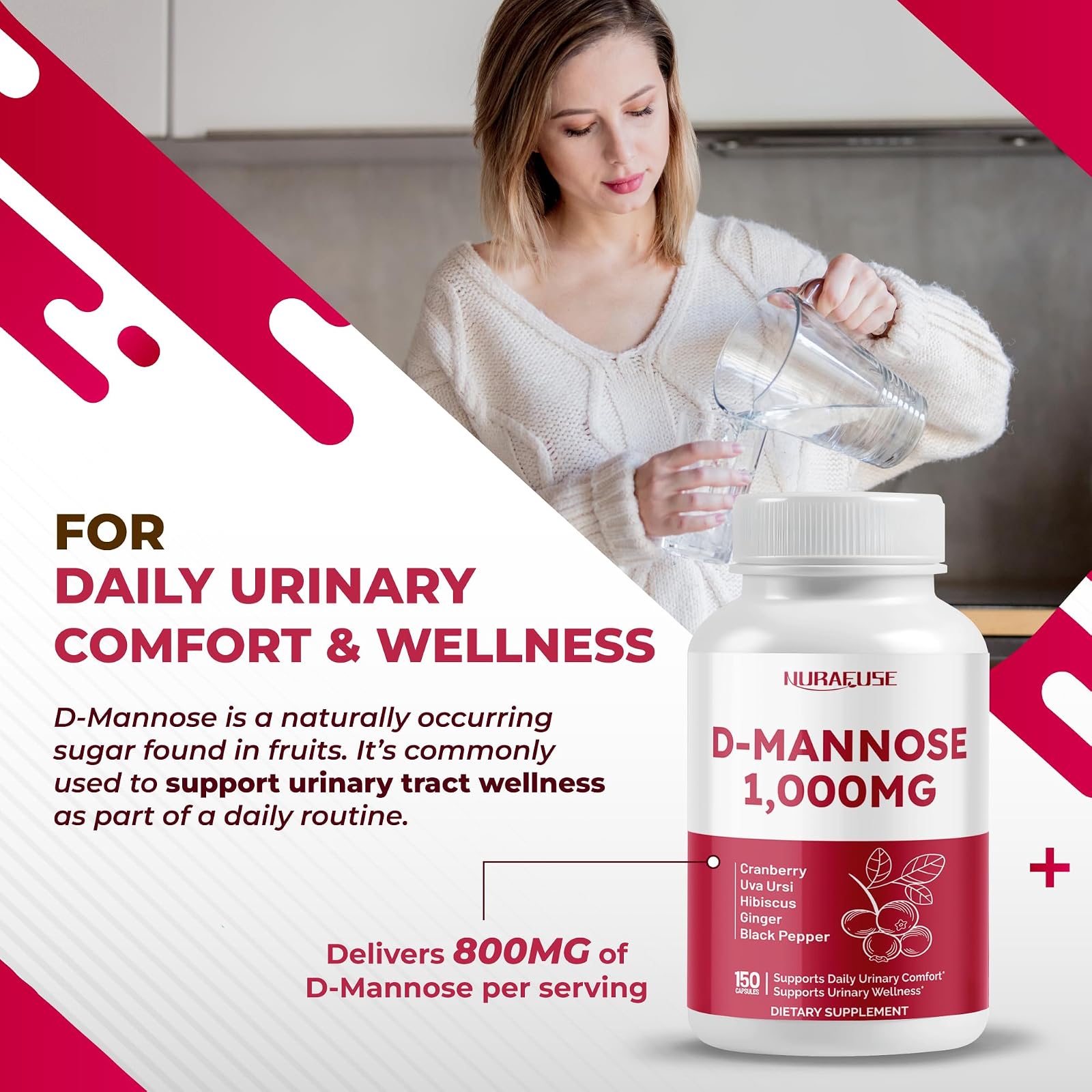 herbal D-Mannose for urinary health
