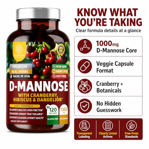 Herbal D-Mannose for urinary tract comfort
