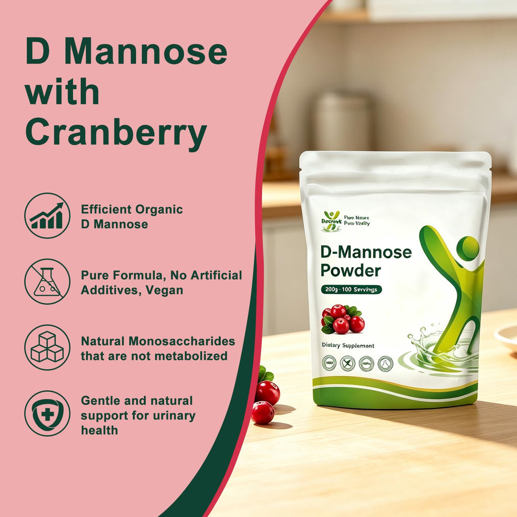 Herbal D Mannose with cranberry flavour