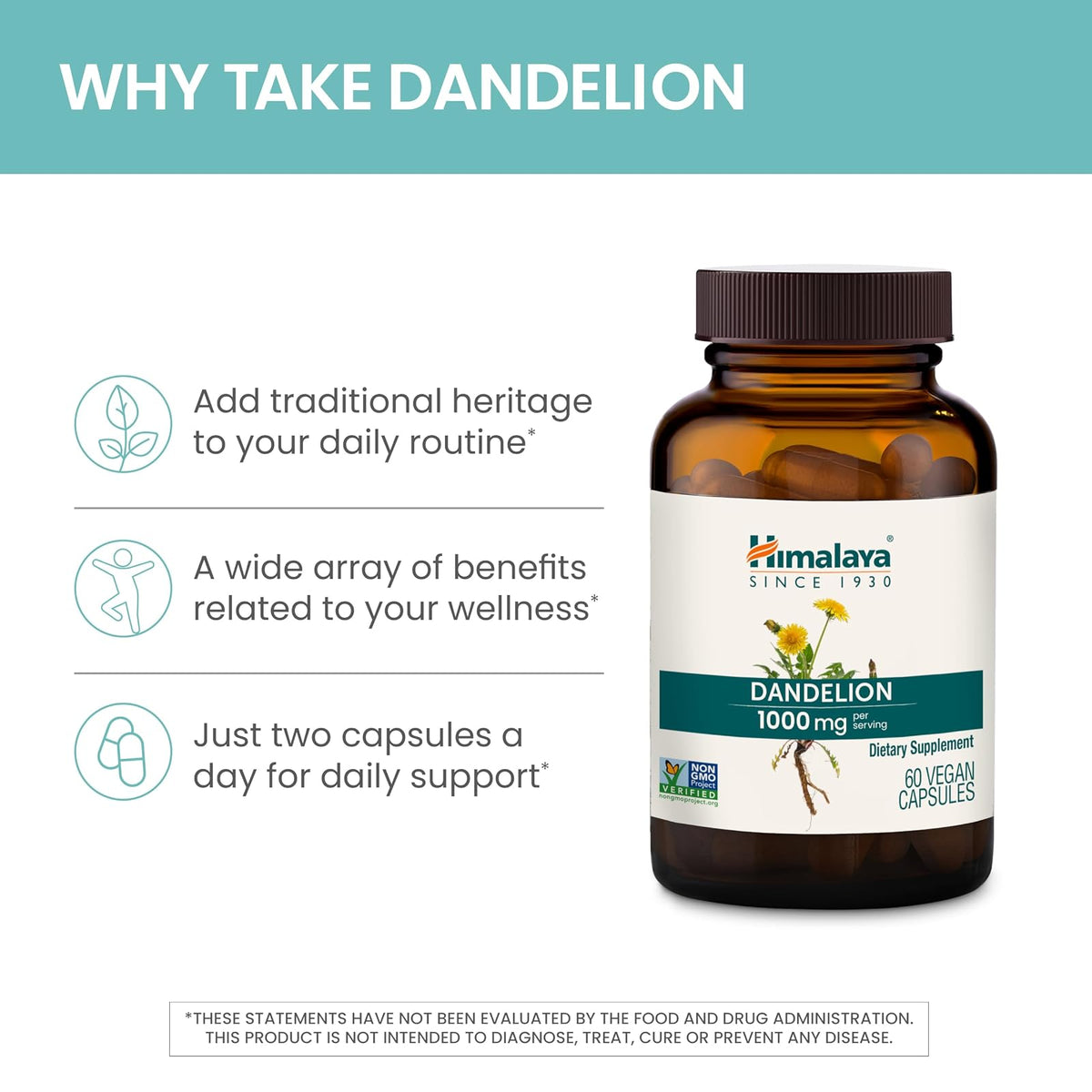 herbal dandelion capsules for digestion