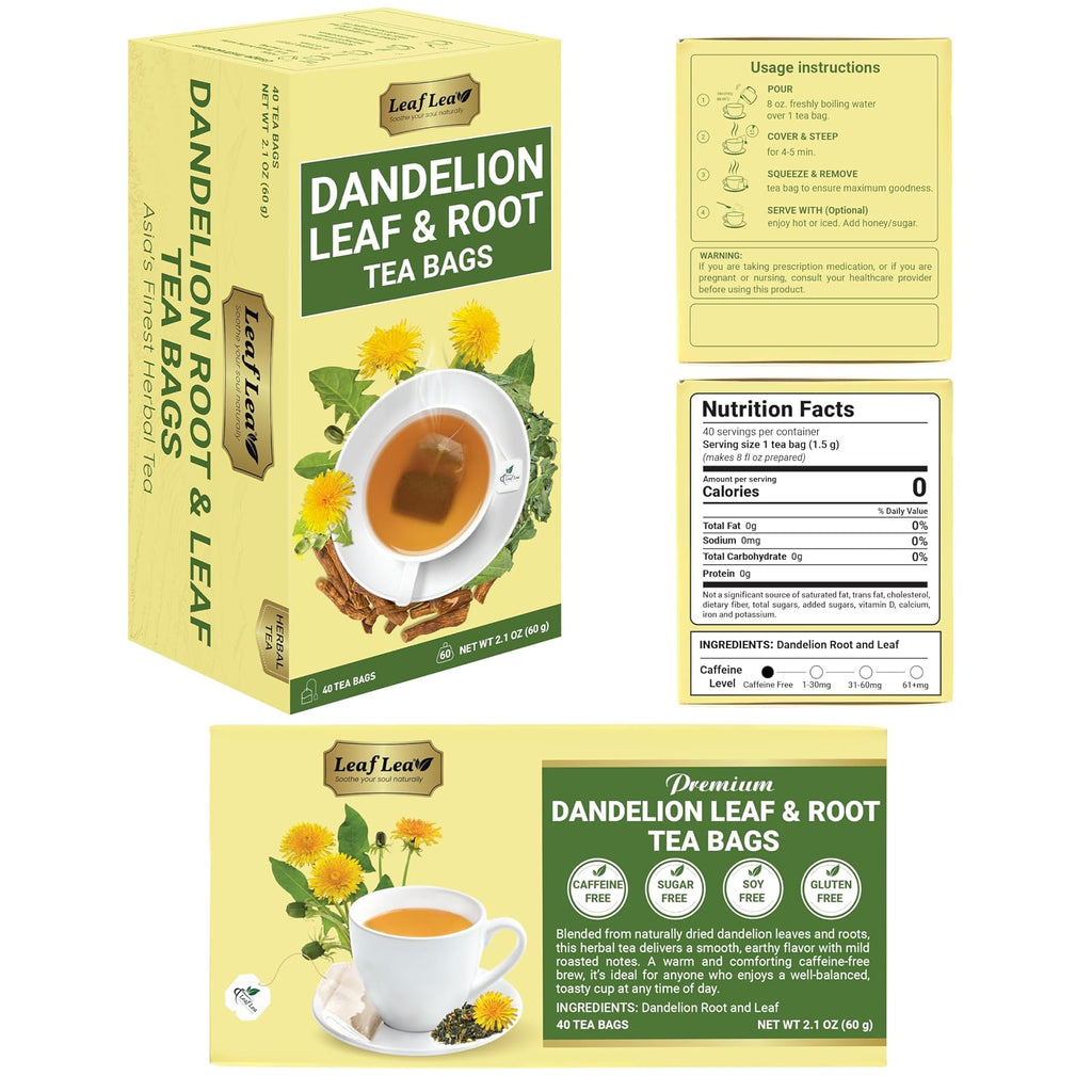 herbal dandelion leaf tea benefits