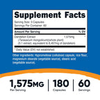 herbal dandelion supplement for wellness