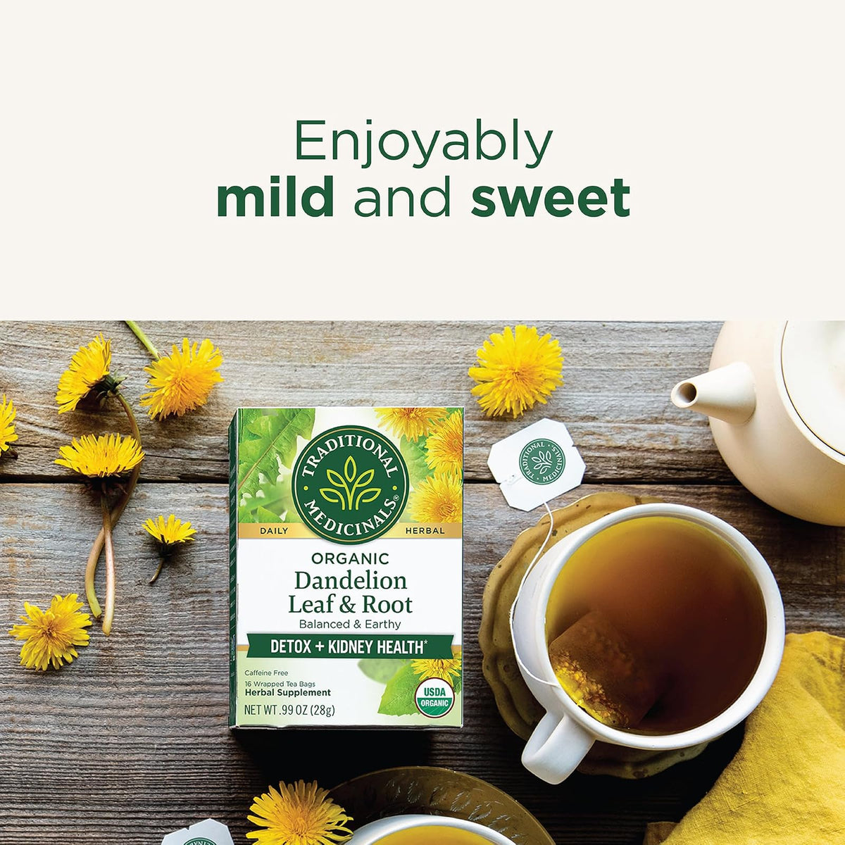 herbal dandelion tea for digestion