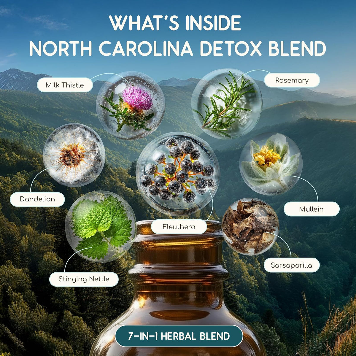 herbal detox blend with natural ingredients