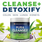 Herbal detox drink with fiber