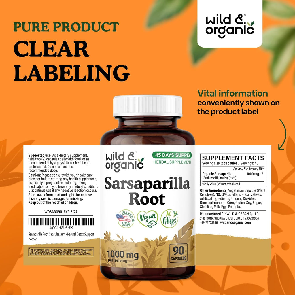 herbal detox sarsaparilla root extract