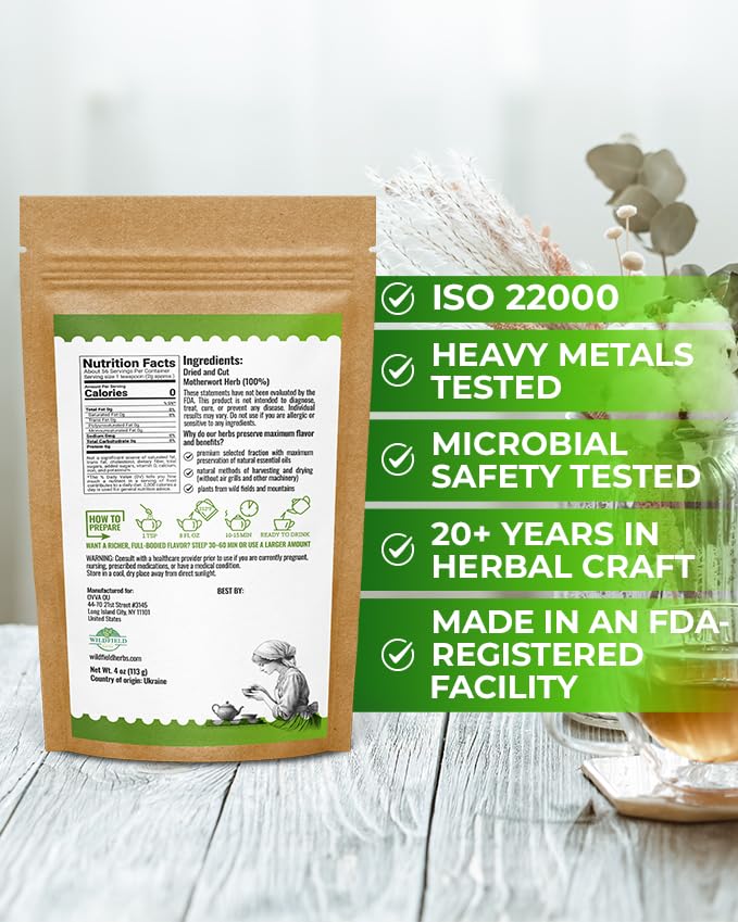 Herbal detox tea featuring Motherwort