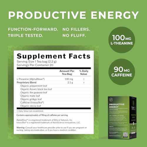 Herbal detox tea for focus