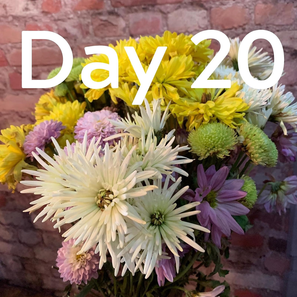 Herbal detox tea for fresh cut flowers
