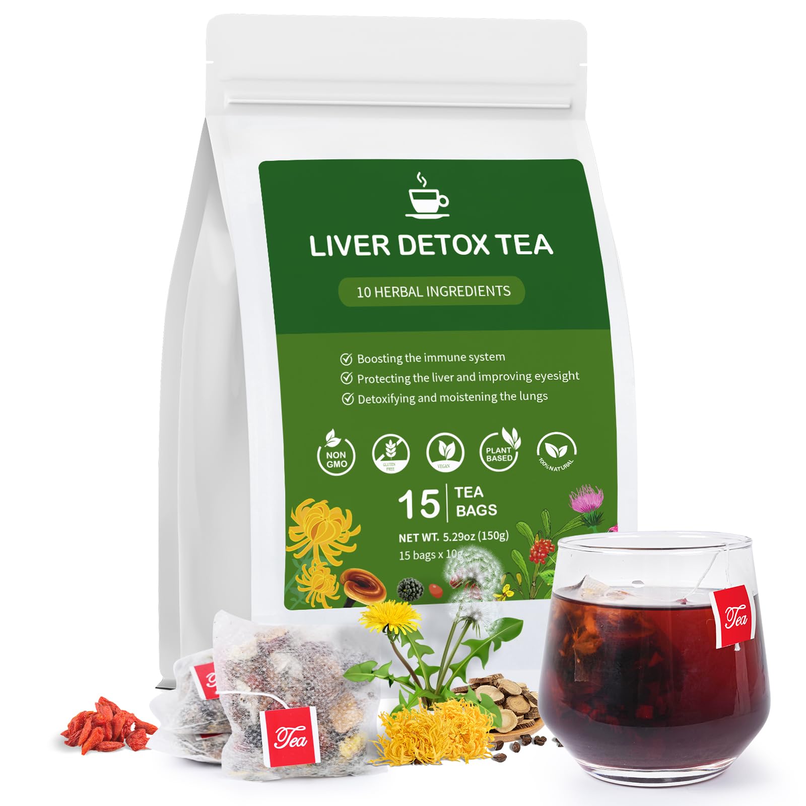 herbal detox tea for liver health