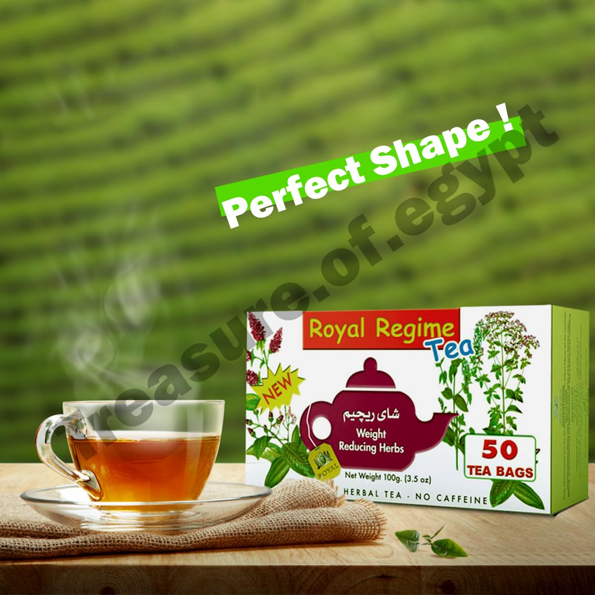Herbal detox tea for rejuvenation