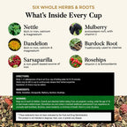 Herbal detox tea for wellness