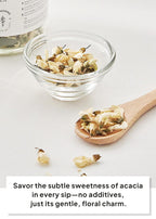 herbal detox tea with acacia