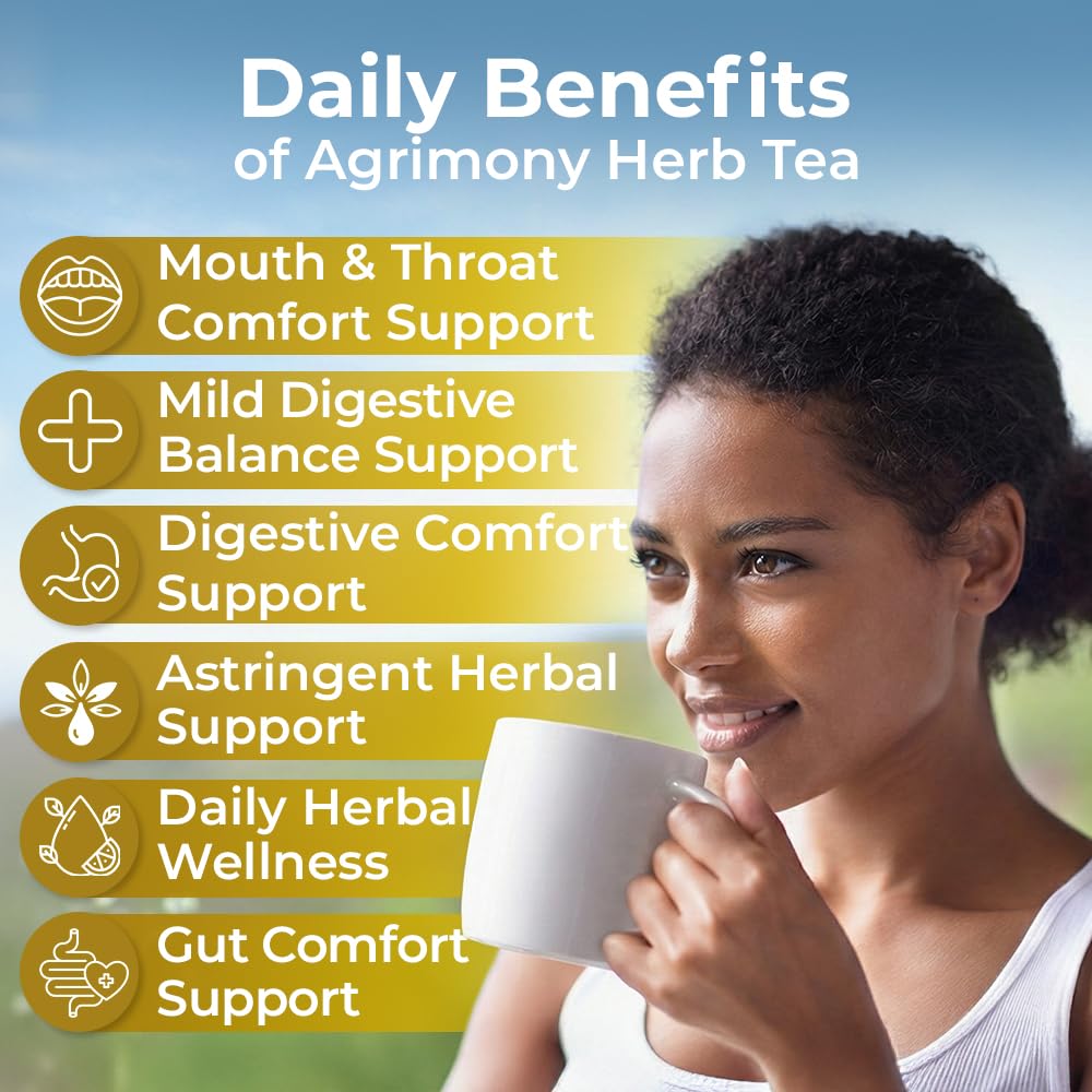 Herbal detox tea with agrimony benefits