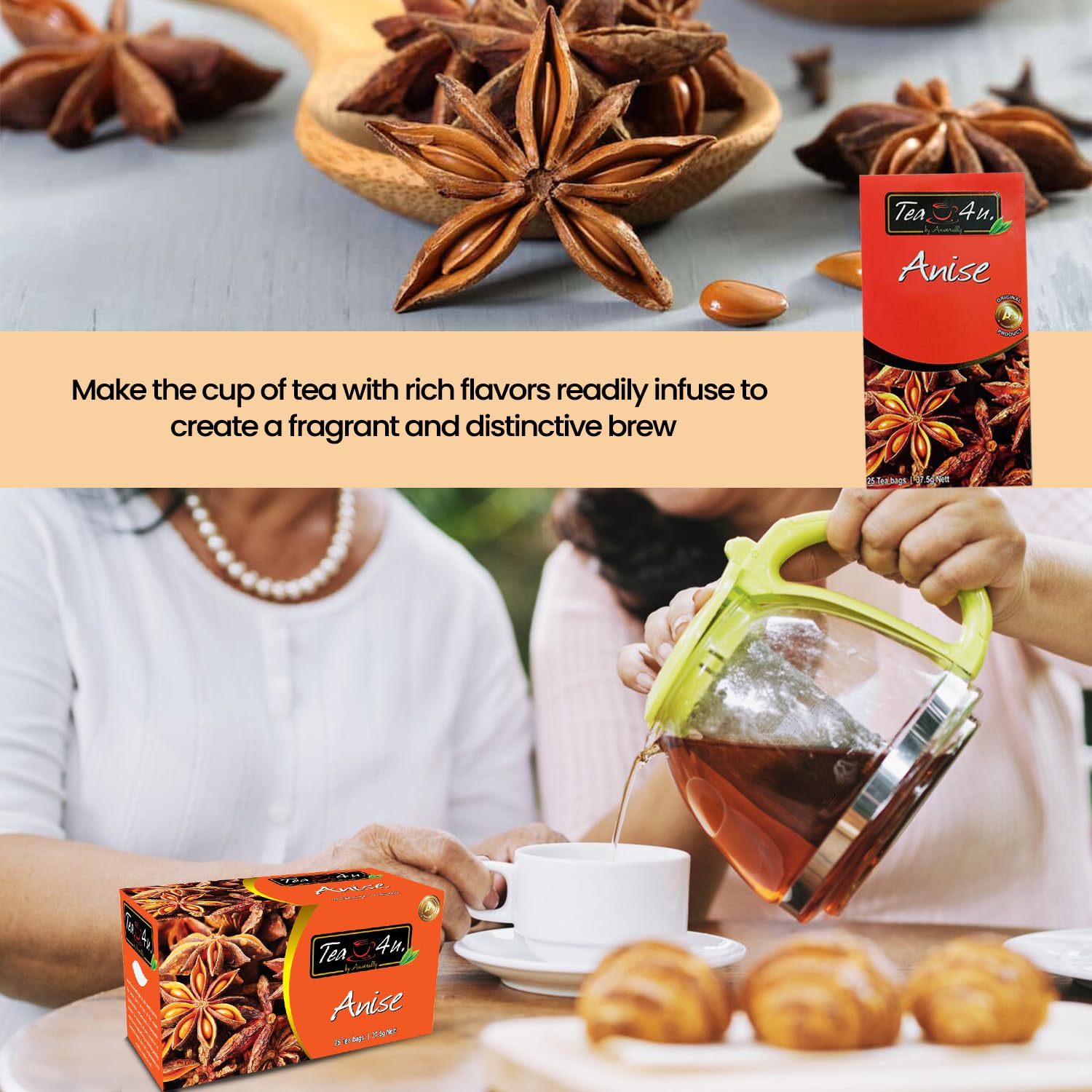 herbal detox tea with anise