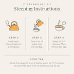 herbal detox tea with apple flavour