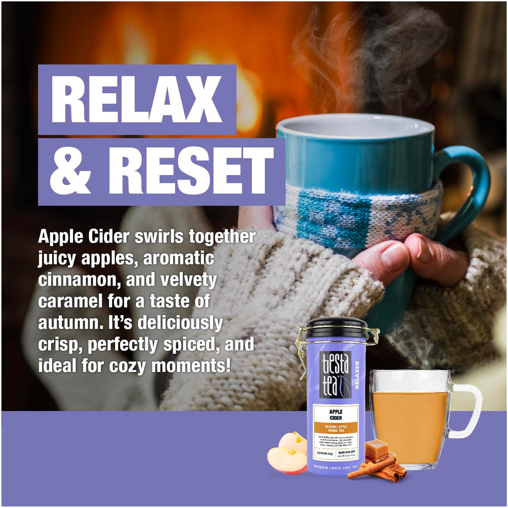 herbal detox tea with apple flavour