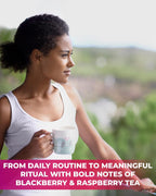 Herbal detox tea with berry flavours