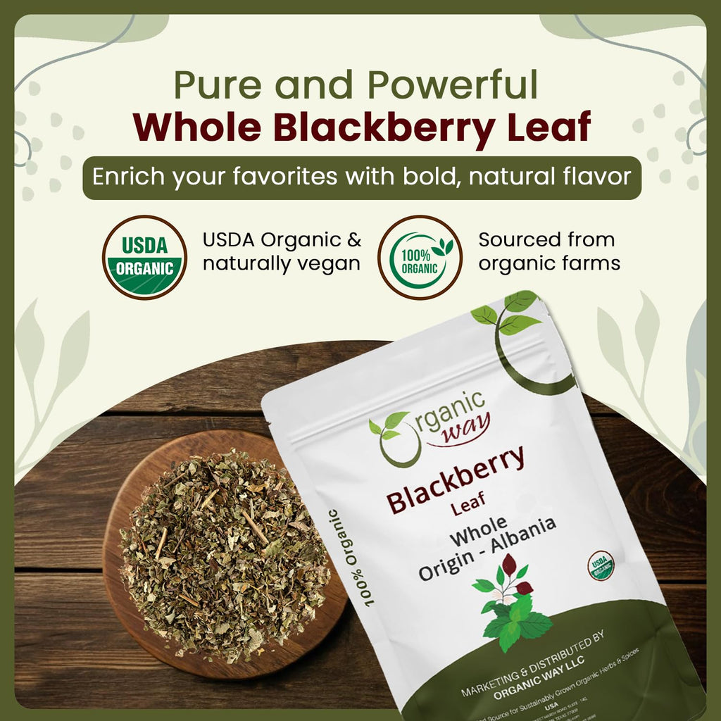 herbal detox tea with blackberry