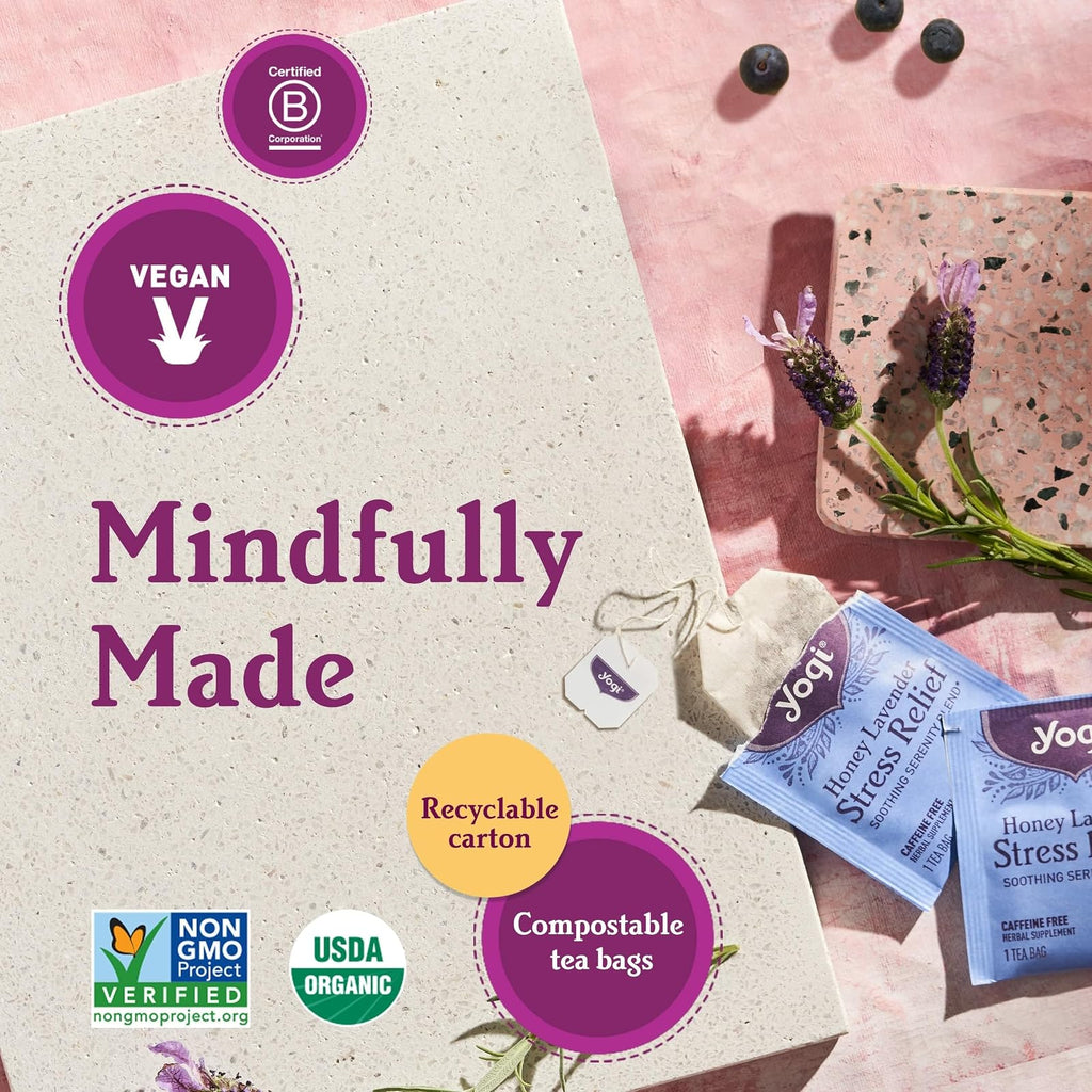 herbal detox tea with blueberry flavor