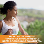herbal detox tea with calendula