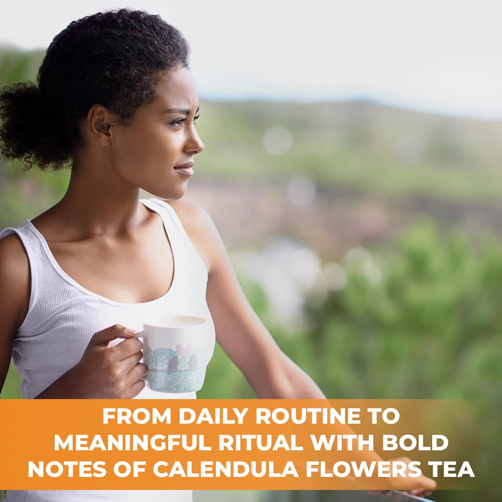 herbal detox tea with calendula