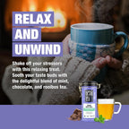 Herbal detox tea with calming properties