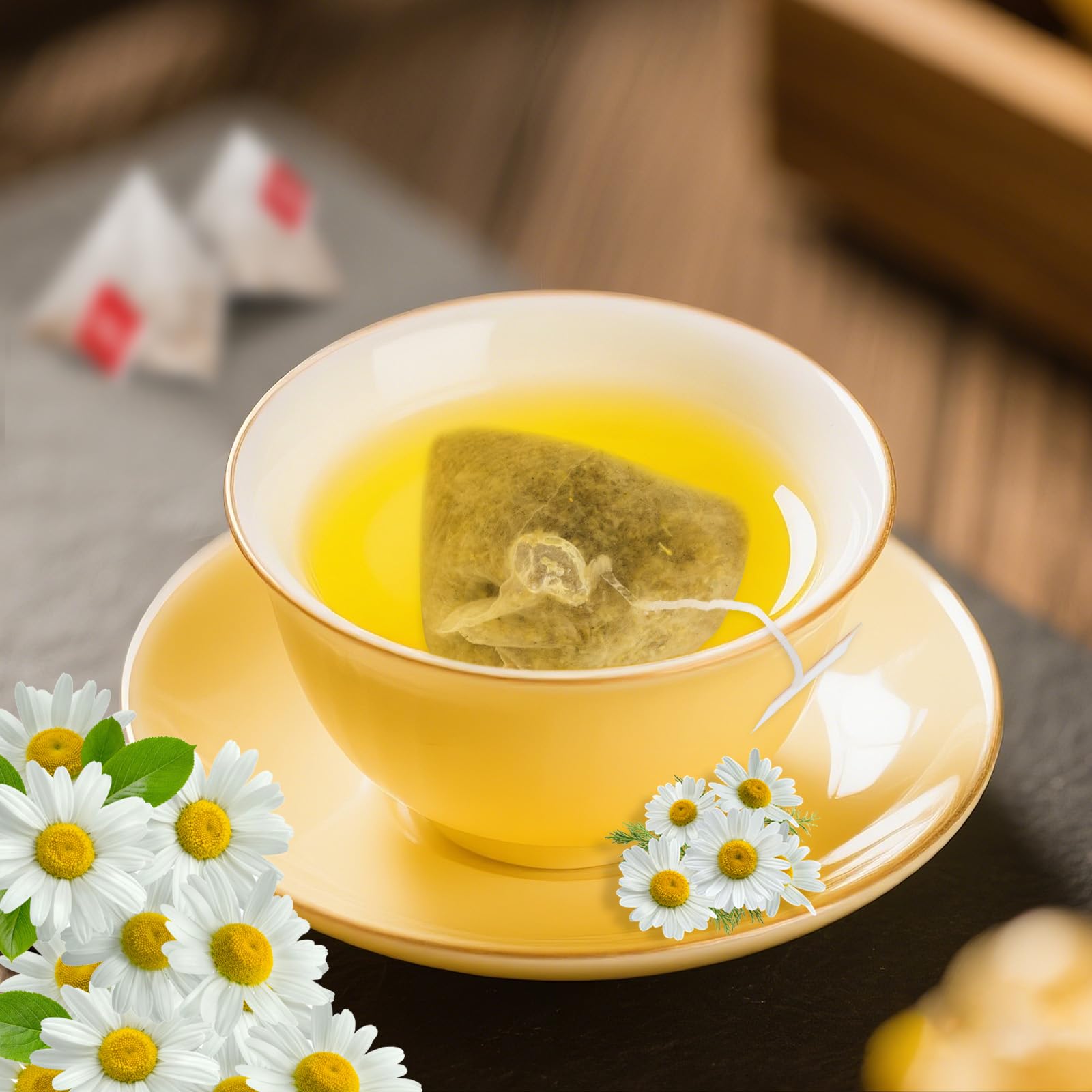 herbal detox tea with chamomile