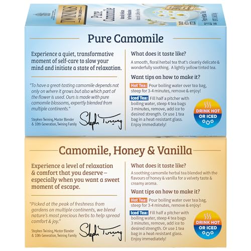 herbal detox tea with chamomile