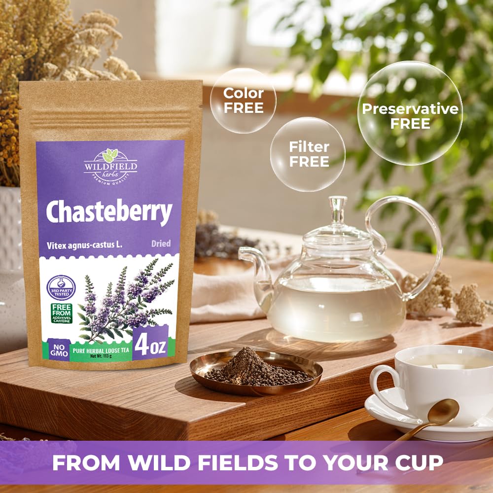 Herbal detox tea with Chaste Tree