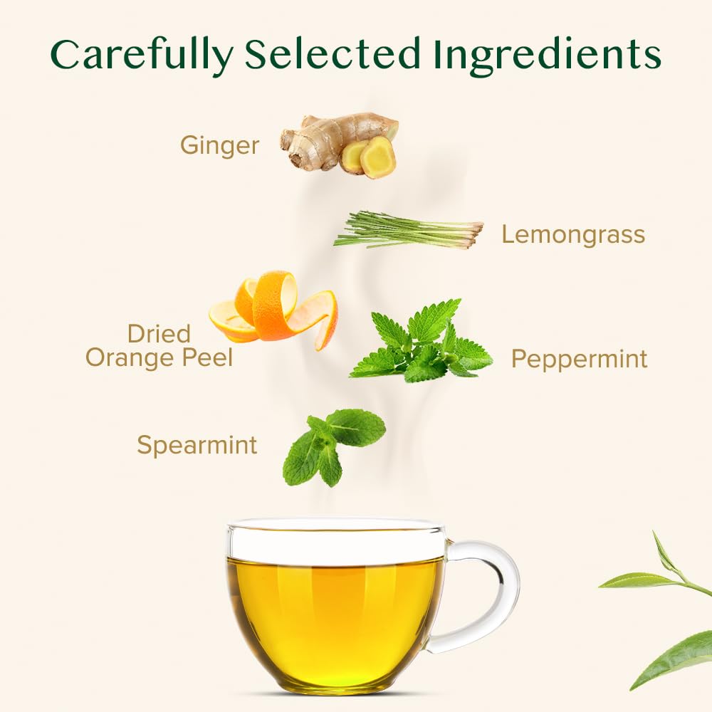 herbal detox tea with citrus flavour